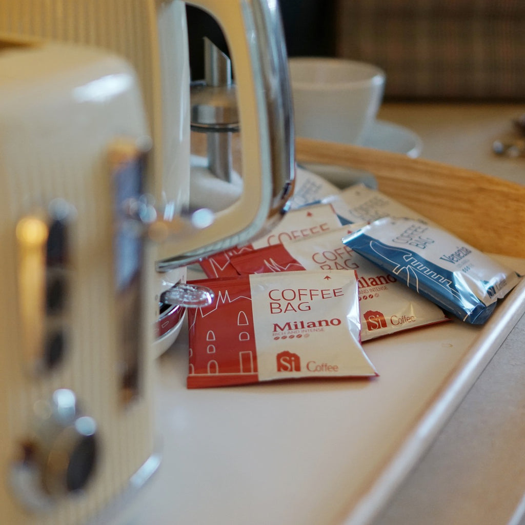 Coffee Bags in Hotel rooms, elevating the guest experience with just a ...