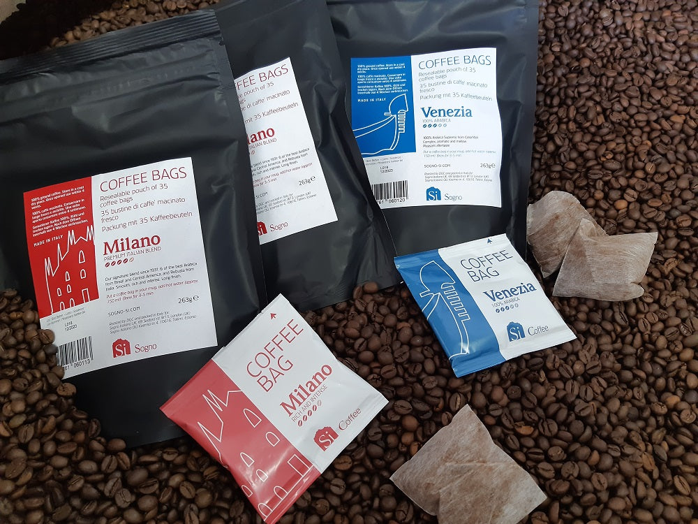 Coffee bags… loose in a pouch or individually wrapped? – Si Sogno Coffee